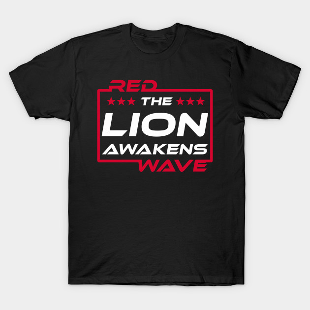 Red Wave Trump Rally T-shirt The Lion Awakens Gift for GOP - Red Wave ...