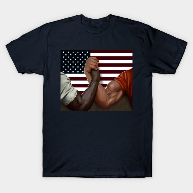 Dutch and Dillon famous Handshake - Arnold Predator - T-Shirt | TeePublic