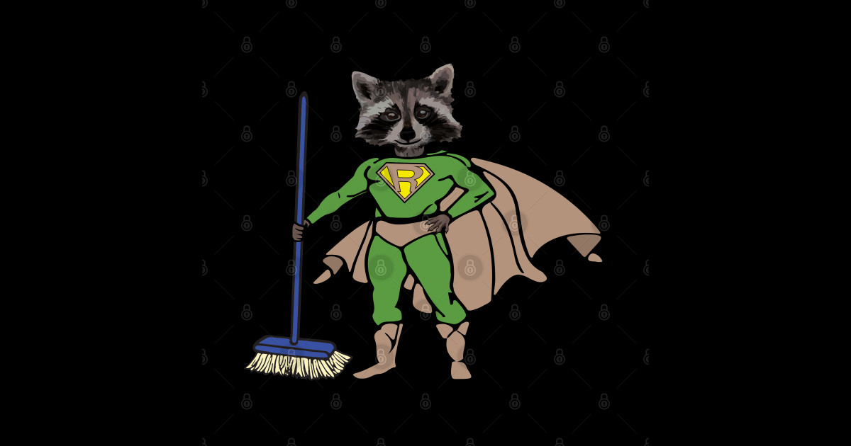 Super Raccoon - Raccoon - T-Shirt | TeePublic