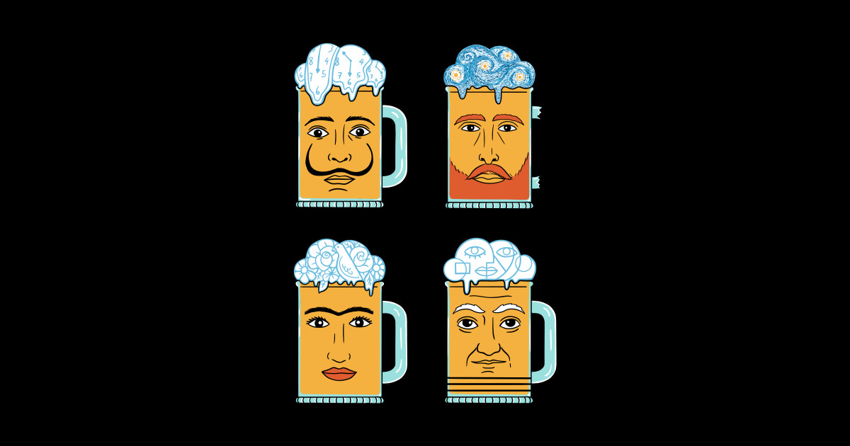 Artist Beers - Beer - Sticker | TeePublic