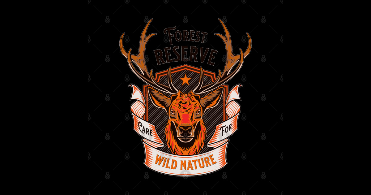 Forest reserve - Nature - Sticker | TeePublic