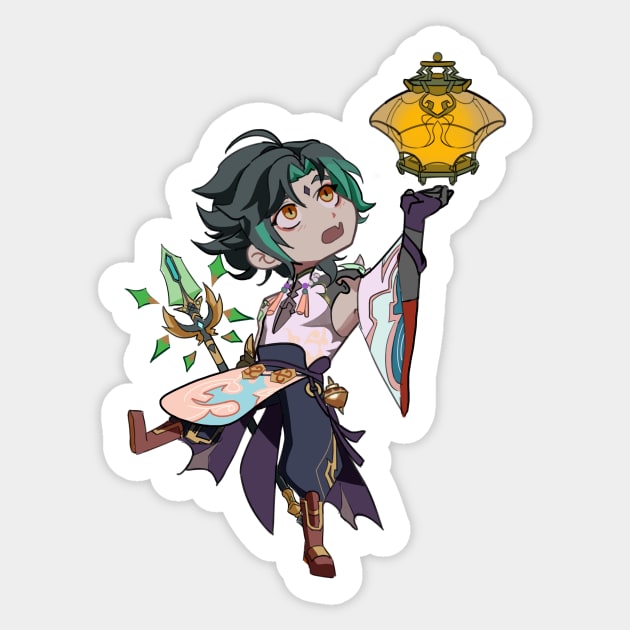 Xiao Genshin Impact - Genshin Impact - Sticker | TeePublic
