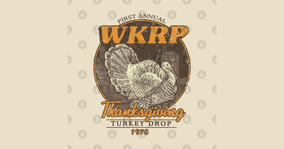 Vintage Wkrp Turkey Drop - Turkey Drop - T-Shirt | TeePublic