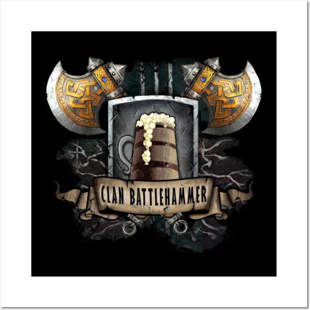 Clan Battlehammer Mithral Hall Dwarf Faerun Fourthpeak Frost Hills ...