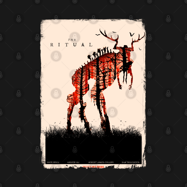 The ritual movie minimalist poster - Horror - T-Shirt | TeePublic