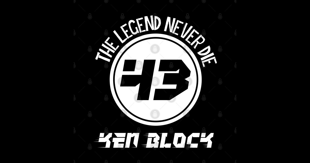 KEN BLOCK 43 - Ken Block - Sticker | TeePublic