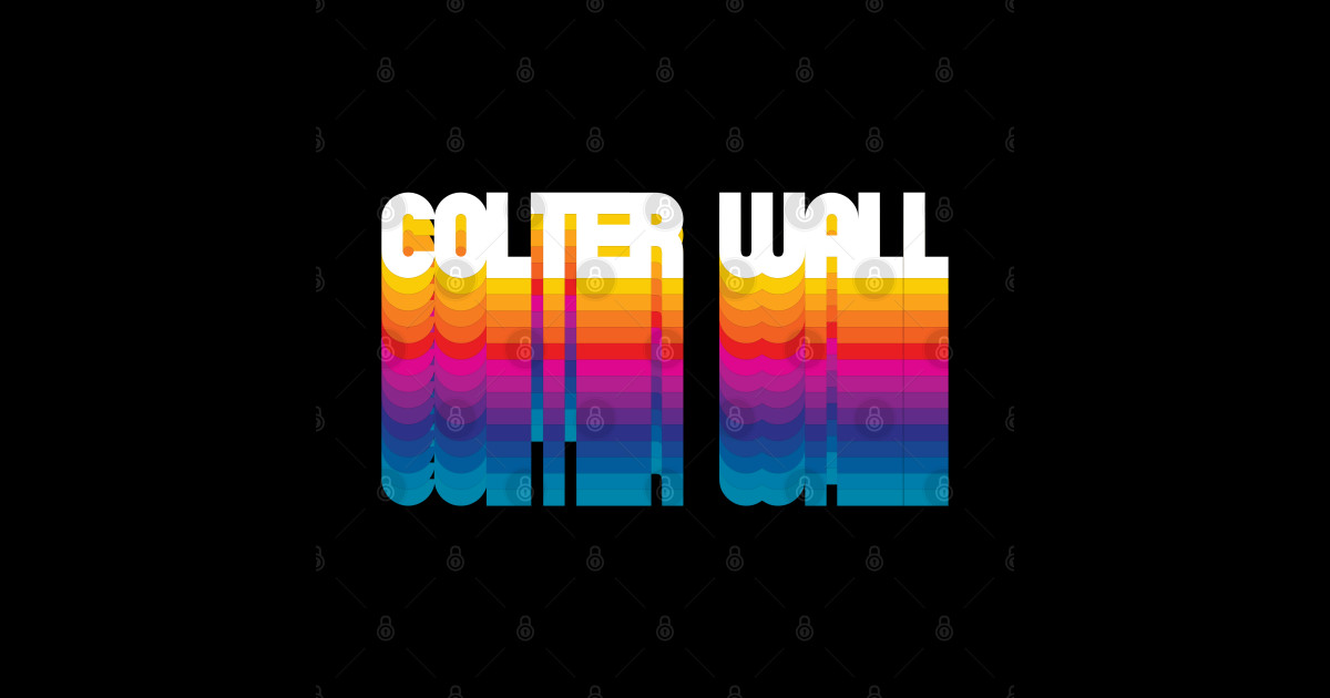 Retro Colter Proud Personalized Name Gift Retro Rainbow Style - Colter ...