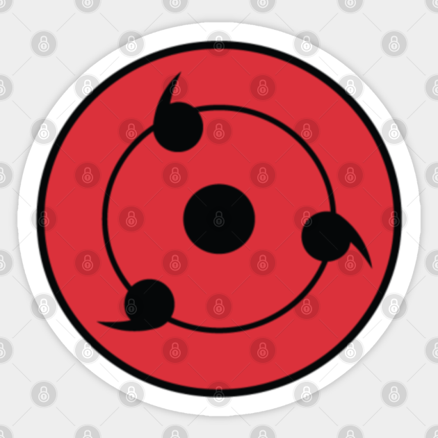 Sharingan - Naruto - Sticker | TeePublic