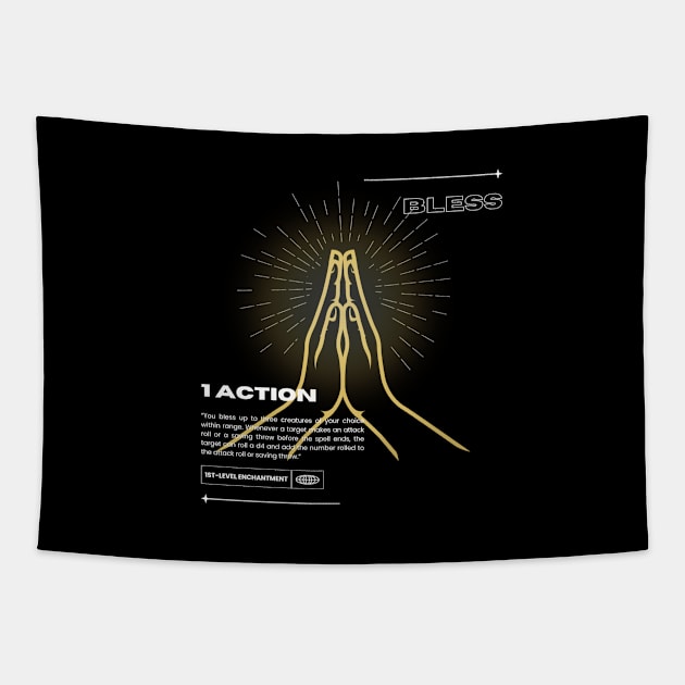 Bless Dnd 5e Spells Tarot Card Dungeons and Dragons Gift - Dnd Gift ...