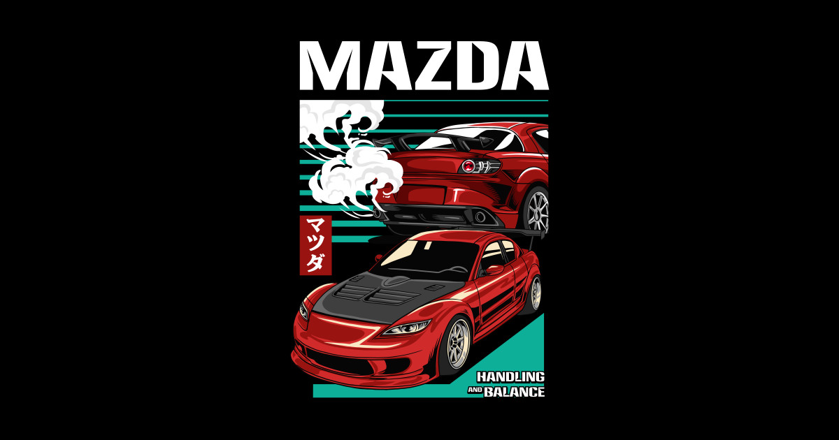 RX8 Fan Art - Mazda Rx8 - Sticker | TeePublic