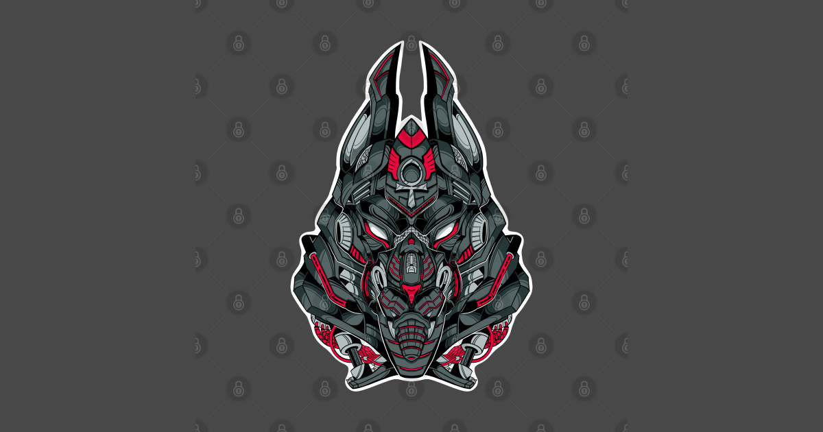 Silver Mecha Anubis - Mecha - T-Shirt | TeePublic