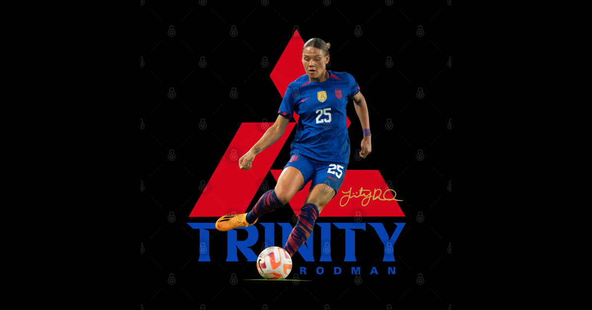 Trinity Rodman - Trinity Rodman Usa Football Team - Sticker | TeePublic