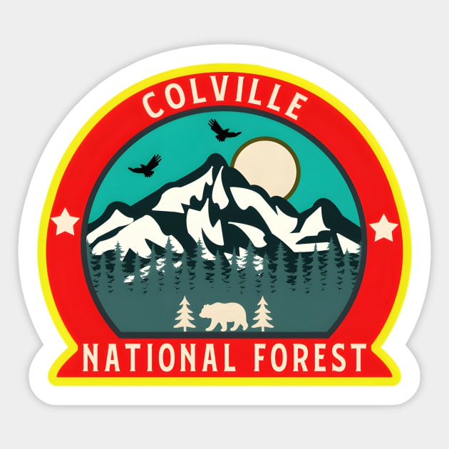 Colville National Forest - Colville - Sticker | TeePublic