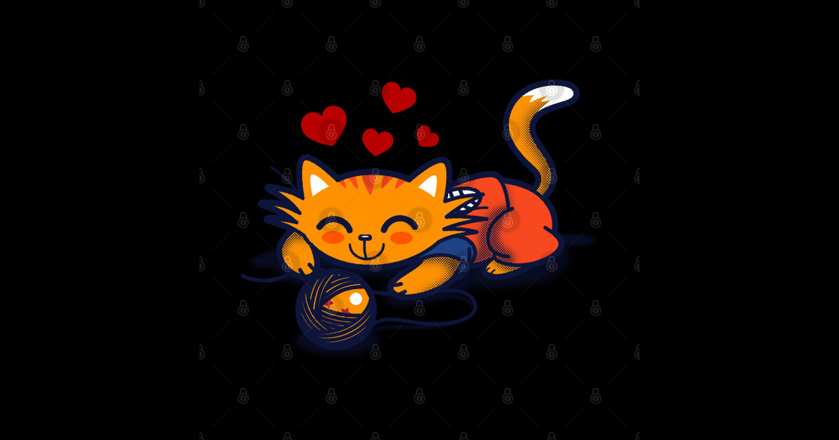 Cute Anime Cat - Anime Cat - Sticker | TeePublic