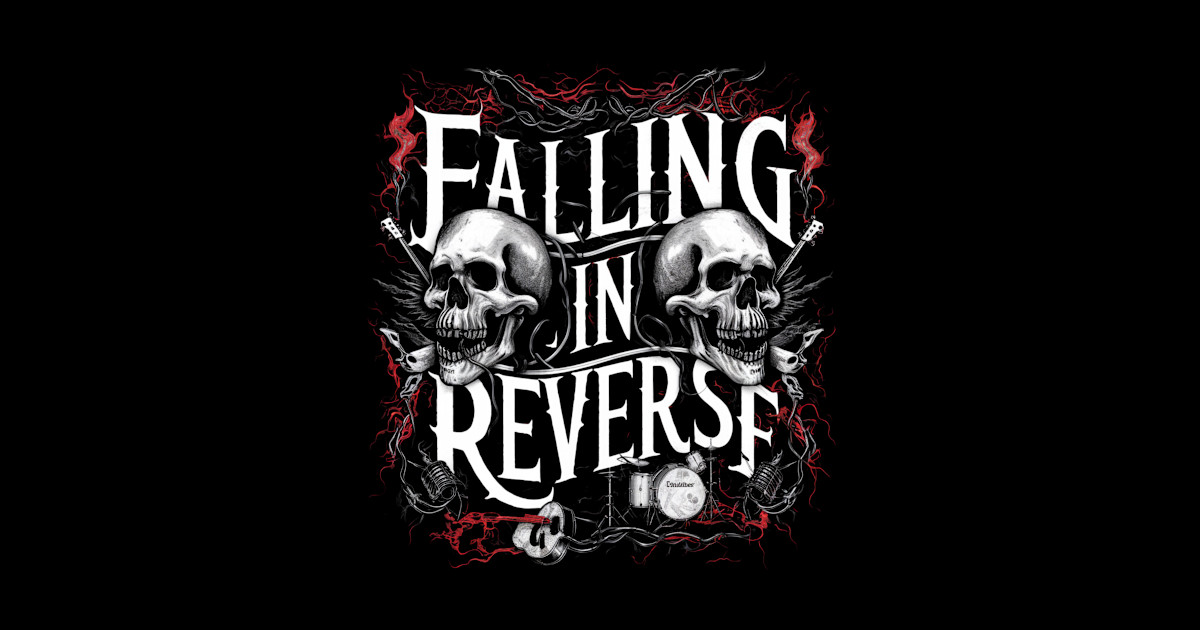 Falling in Reverse - Falling In Reverse - Sticker | TeePublic