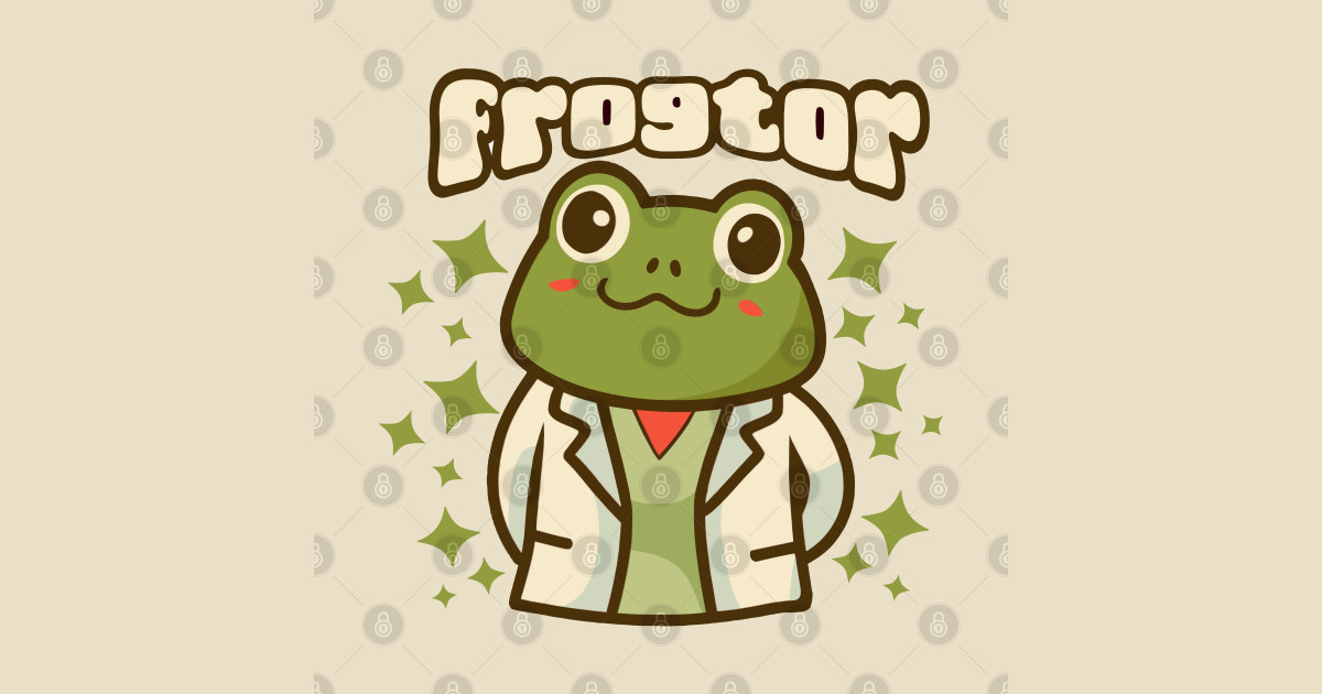 Cute doctor frog - Frog - T-Shirt | TeePublic