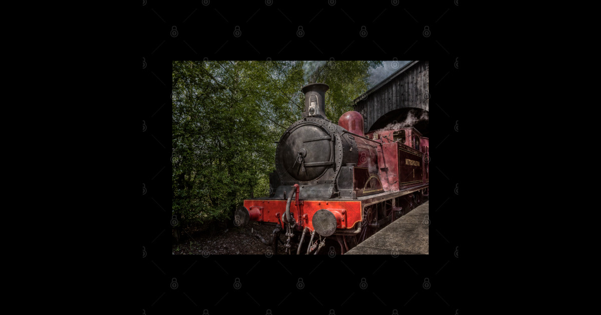 Metropolitan Tank Locomotive No 1 - Locomotive - Sticker | TeePublic