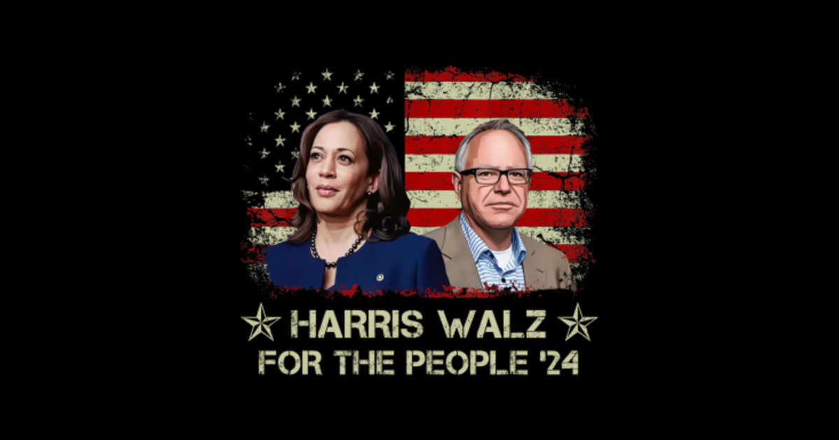 Harris Waltz 2024 Election President Kamala Harris Tim Waltz - Harris ...