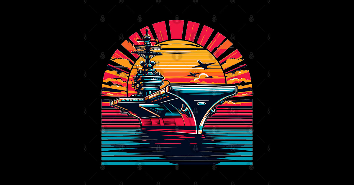 Aircraft carrier - Aircraft Carrier - Sticker | TeePublic