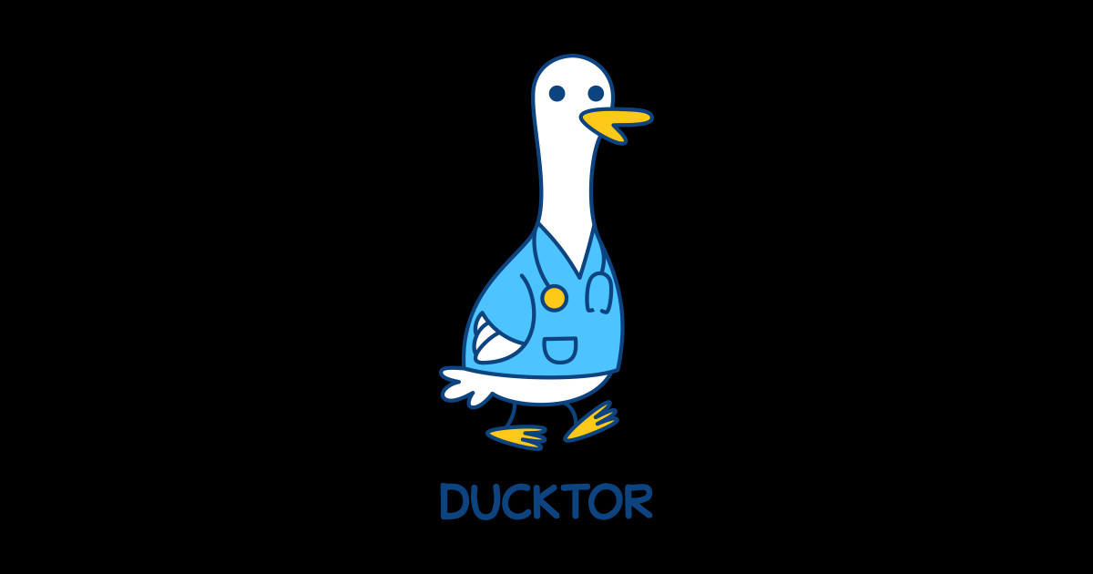 Ducktor Duck Doctor - Ducks - Sticker | TeePublic