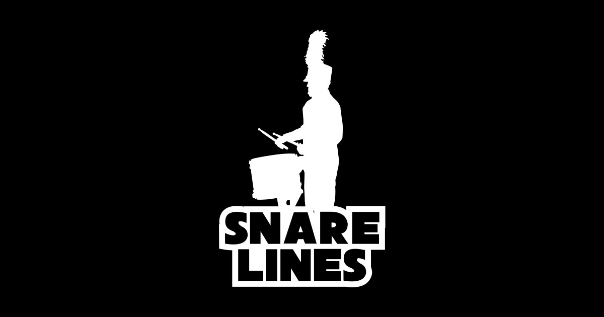 Snare Lines - Snare Drum - Sticker | TeePublic
