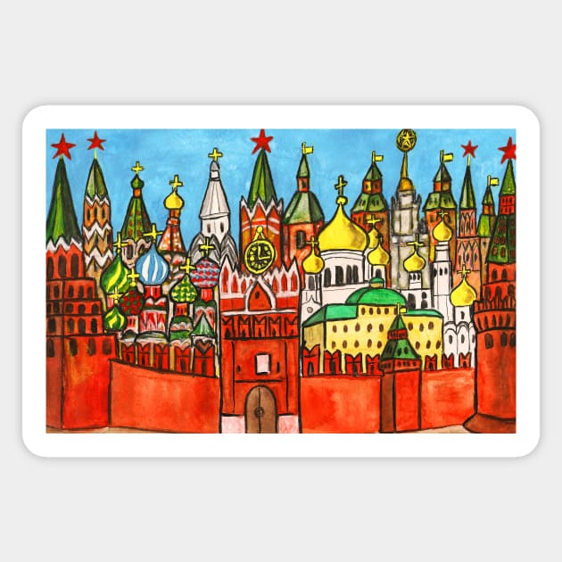 Moscow - Moscow - Sticker | TeePublic