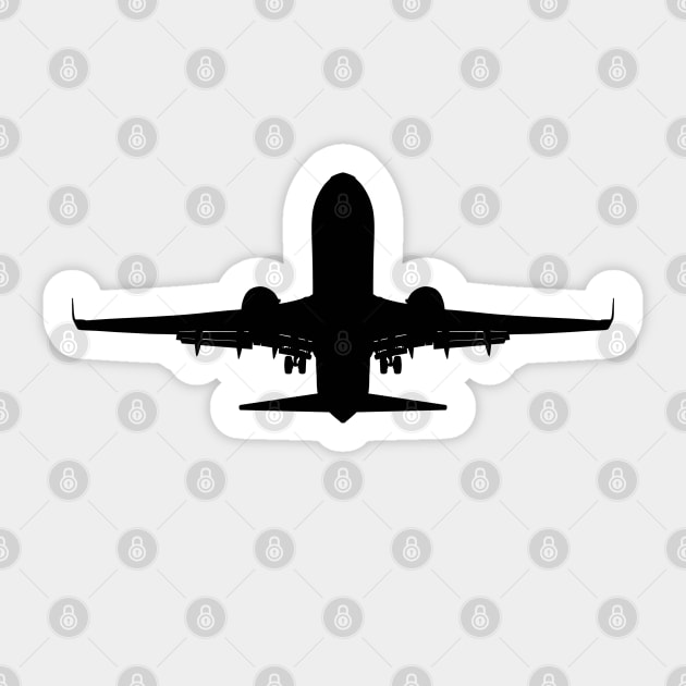 Passenger aircraft - Airplane - Sticker | TeePublic