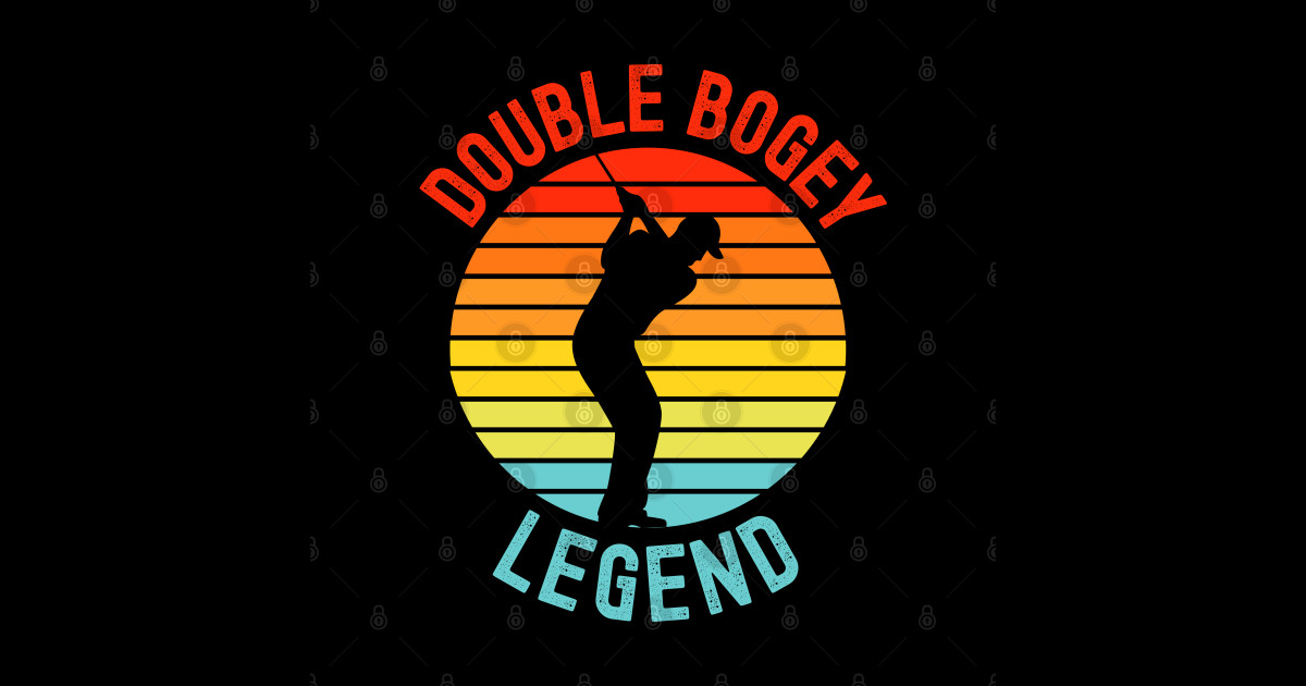Double Bogey Legend Golf Lover Golfer Player Mens Funny Golf - Funny ...