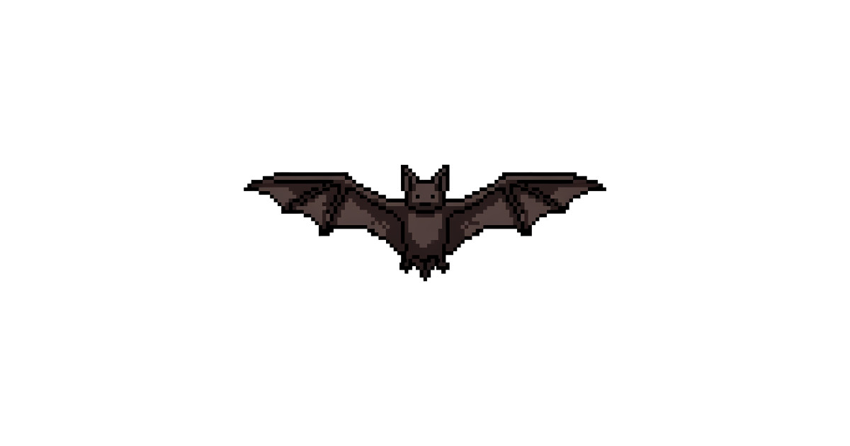 Retro Pixel Art Bat Spooky Creature - Pixel Art - T-Shirt | TeePublic