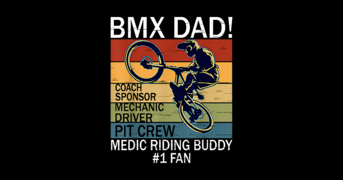 Dad Coach Riding Buddy Number One Fan Father'S Day - Dad Coach Riding ...