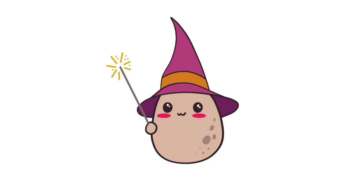 Potato Wizard - Potato - T-Shirt | TeePublic