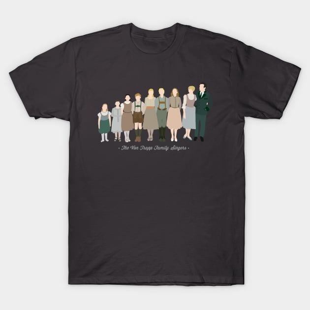 The Von Trapp Family Singers - The Sound Of Music - T-Shirt | TeePublic