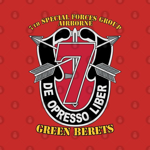 7th Special Forces Group - 7th Special Forces Group - T-Shirt | TeePublic