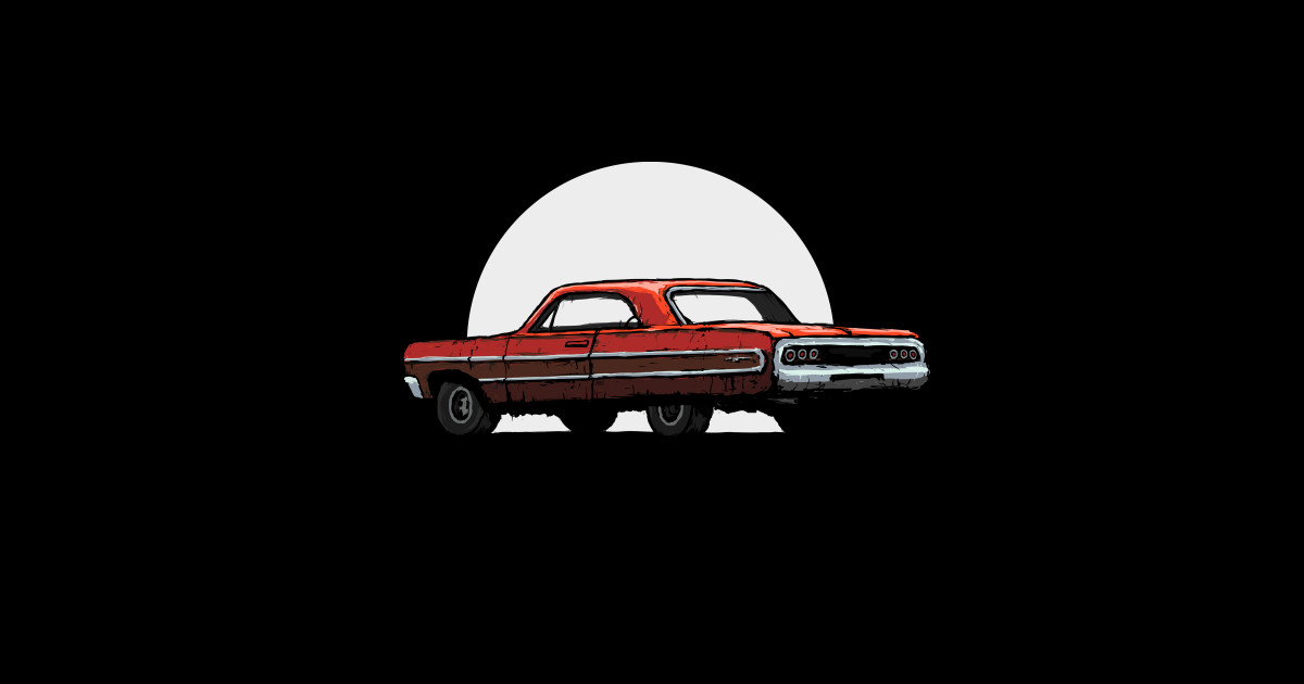 CARTOON CAR IMPALA - Car - Sticker | TeePublic