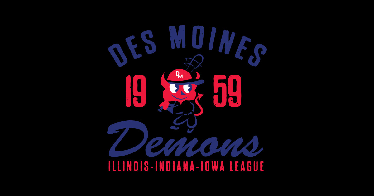 Des Moines Demons - Defunct Minor League Baseball Teams - Sticker ...