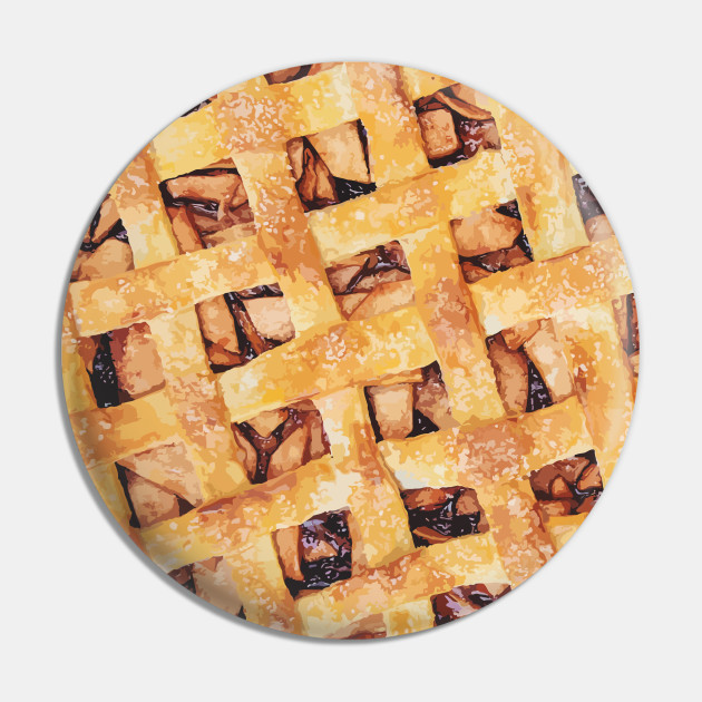 Apple Pie Face - Apple Pie Face - Pin | TeePublic