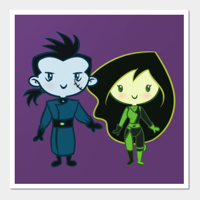 Drakken & Shego: Lil' CutiEs - Green - Kids T-Shirt | TeePublic
