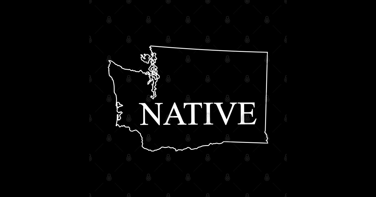 Washington Native - Washington - Sticker | TeePublic