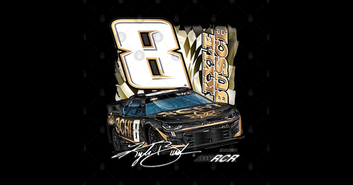 Kyle Busch Racing 3CHI Car - Kyle Busch - Sticker | TeePublic