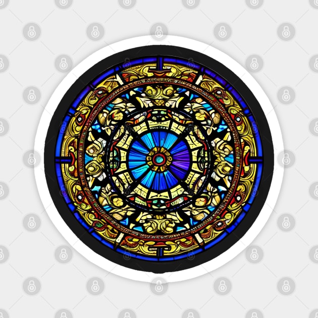 Catedral church stained glass window sticker - Sjg Digital - Magnet ...