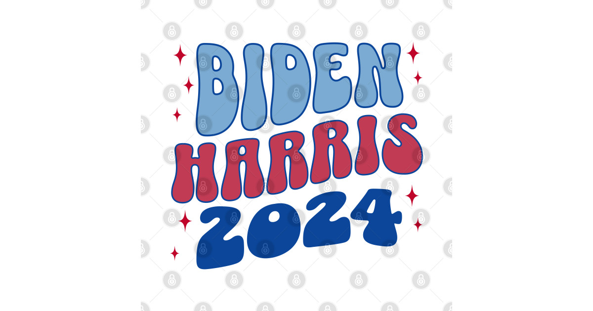 Biden Harris 2024 Cute Aesthetic Back Print - Joe Biden For President ...