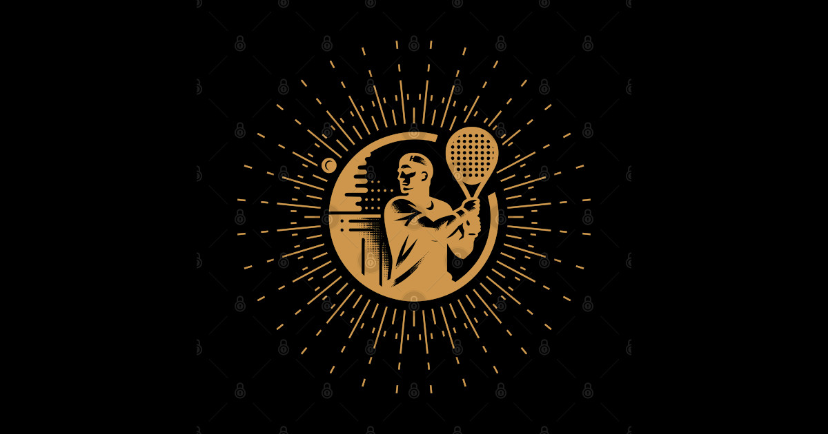Padel Tennis - Padel Tennis Logo - Padel Tennis - Sticker | TeePublic