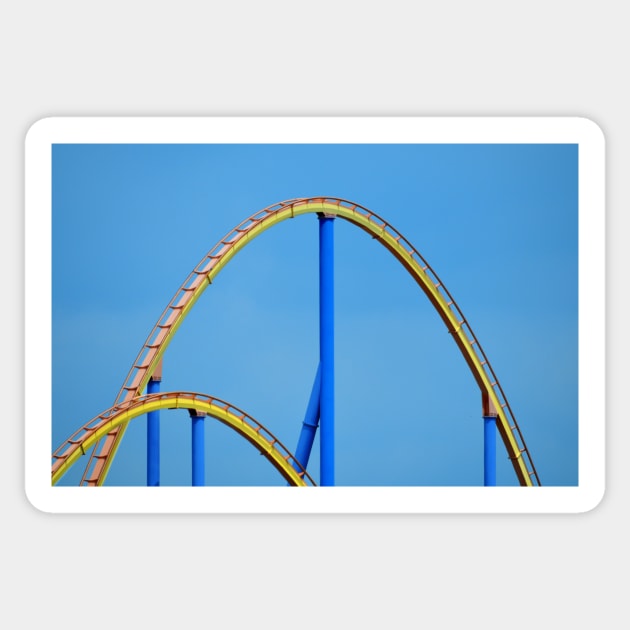 Roller Coaster Track - Roller Coaster - Sticker | TeePublic