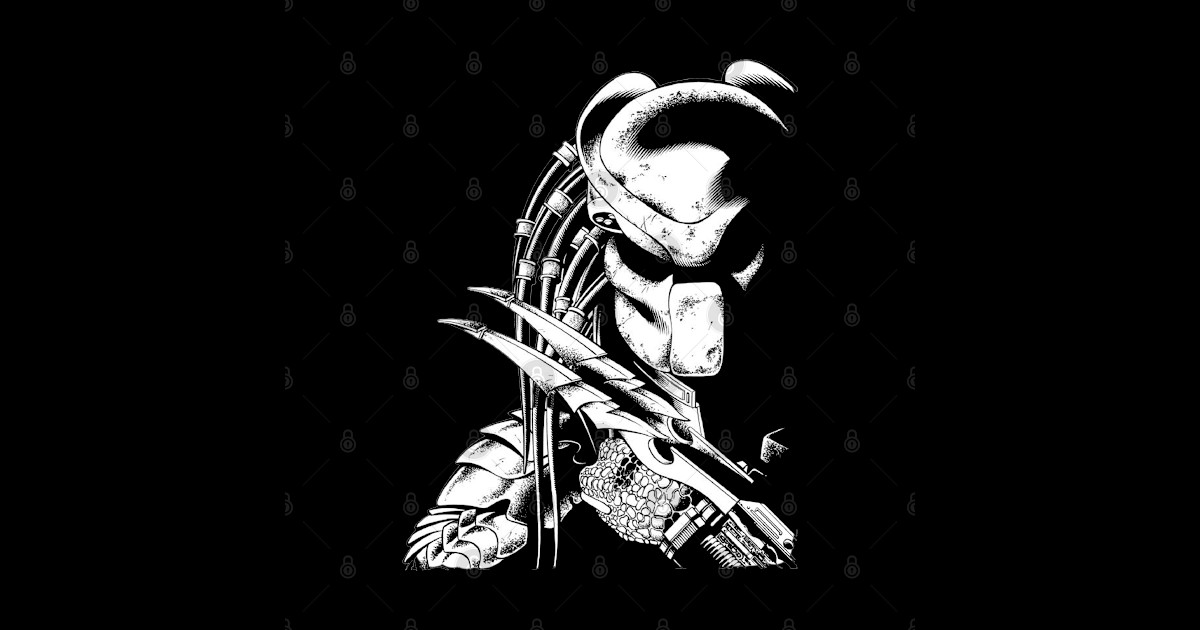 Predator Alien - Predator - Sticker | TeePublic