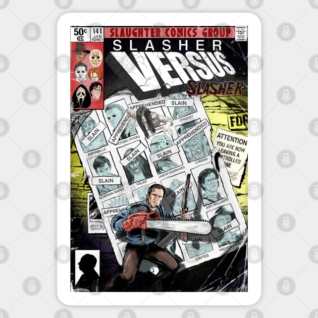 SLASHER VS SLASHER - DAYS OF FUTURE SLASH! COVER - Horror Comic ...