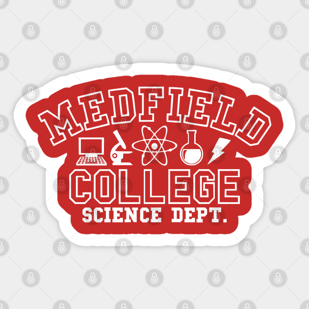 Medfield College Science Dept. - Disney - Sticker | TeePublic