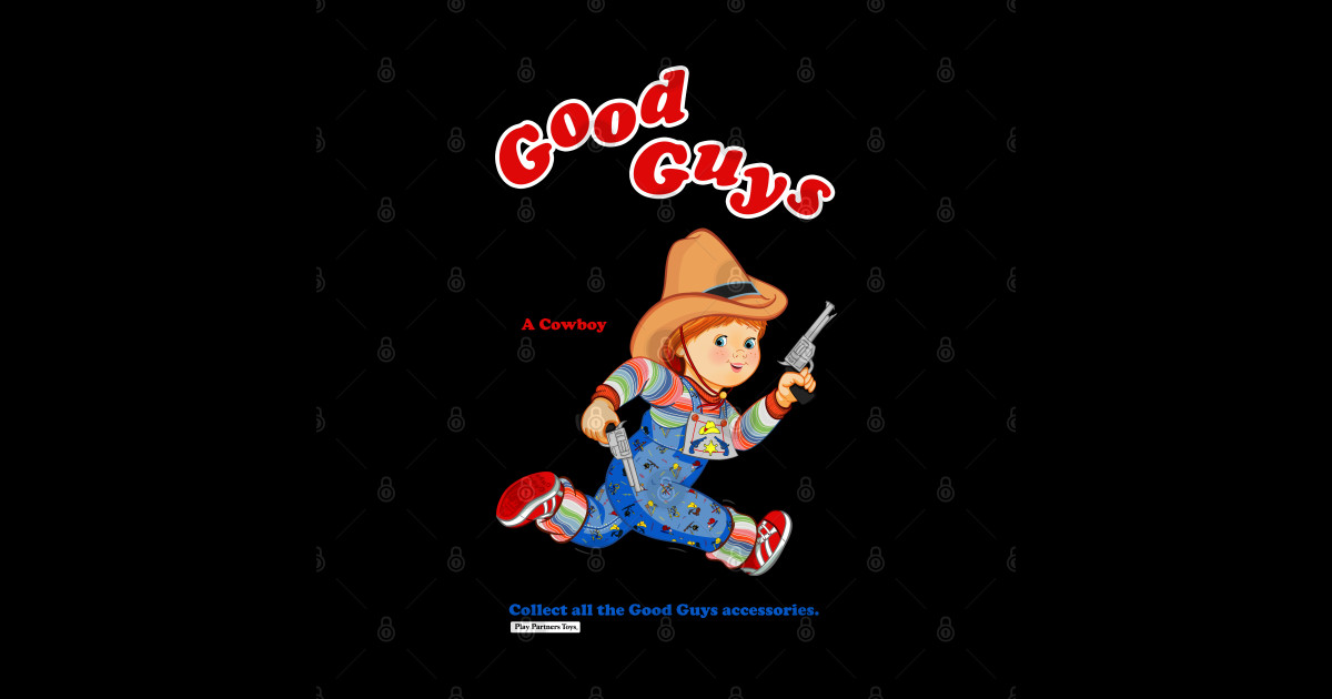 Good Guys - Cowboy - Child's Play - Chucky - Chucky - Sticker | TeePublic
