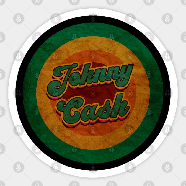 johnny cash - Johnny Cash - Sticker | TeePublic