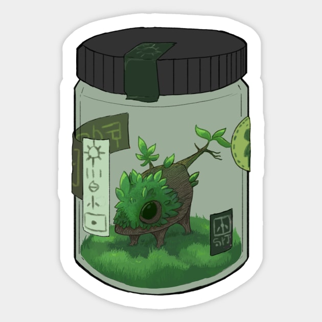 Elemental Familiar: Forest - Familiar - Sticker | TeePublic