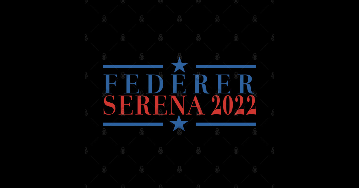 Federer Serena - Federer Roger Tennis - Sticker | TeePublic